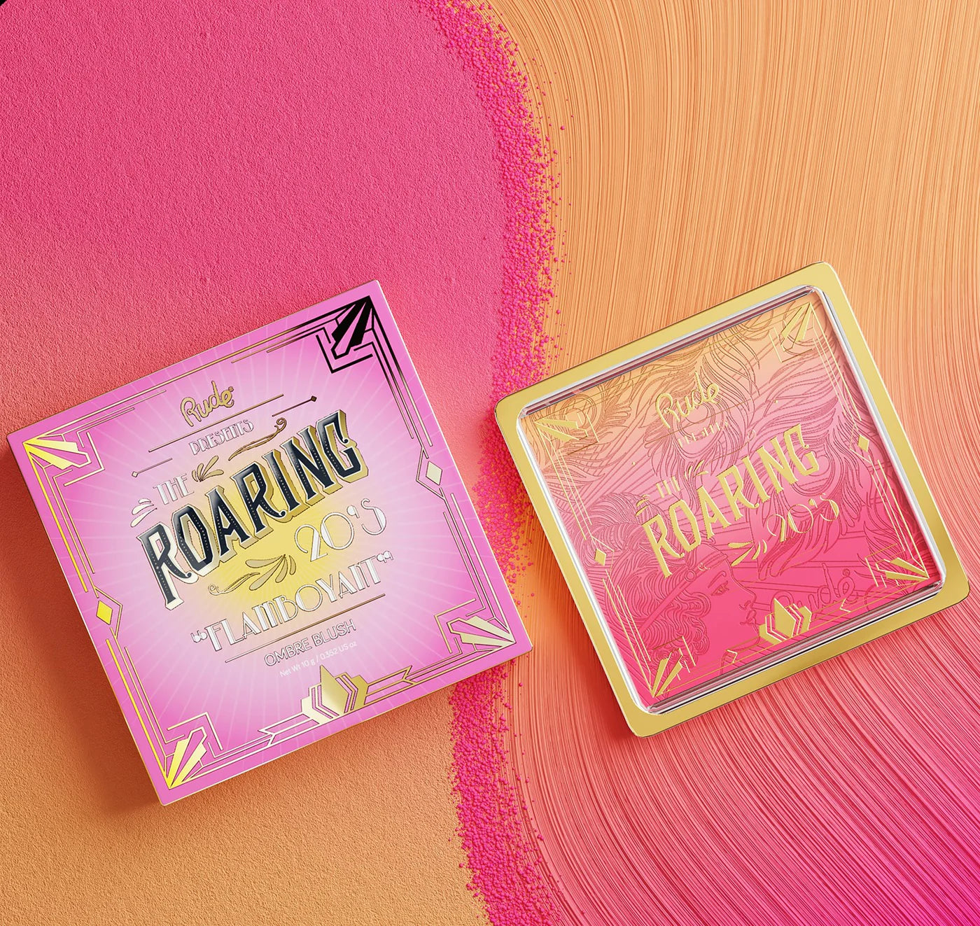 Rude Cosmetics - The Roaring 20's Ombre Blush Flamboyant – Discount ...