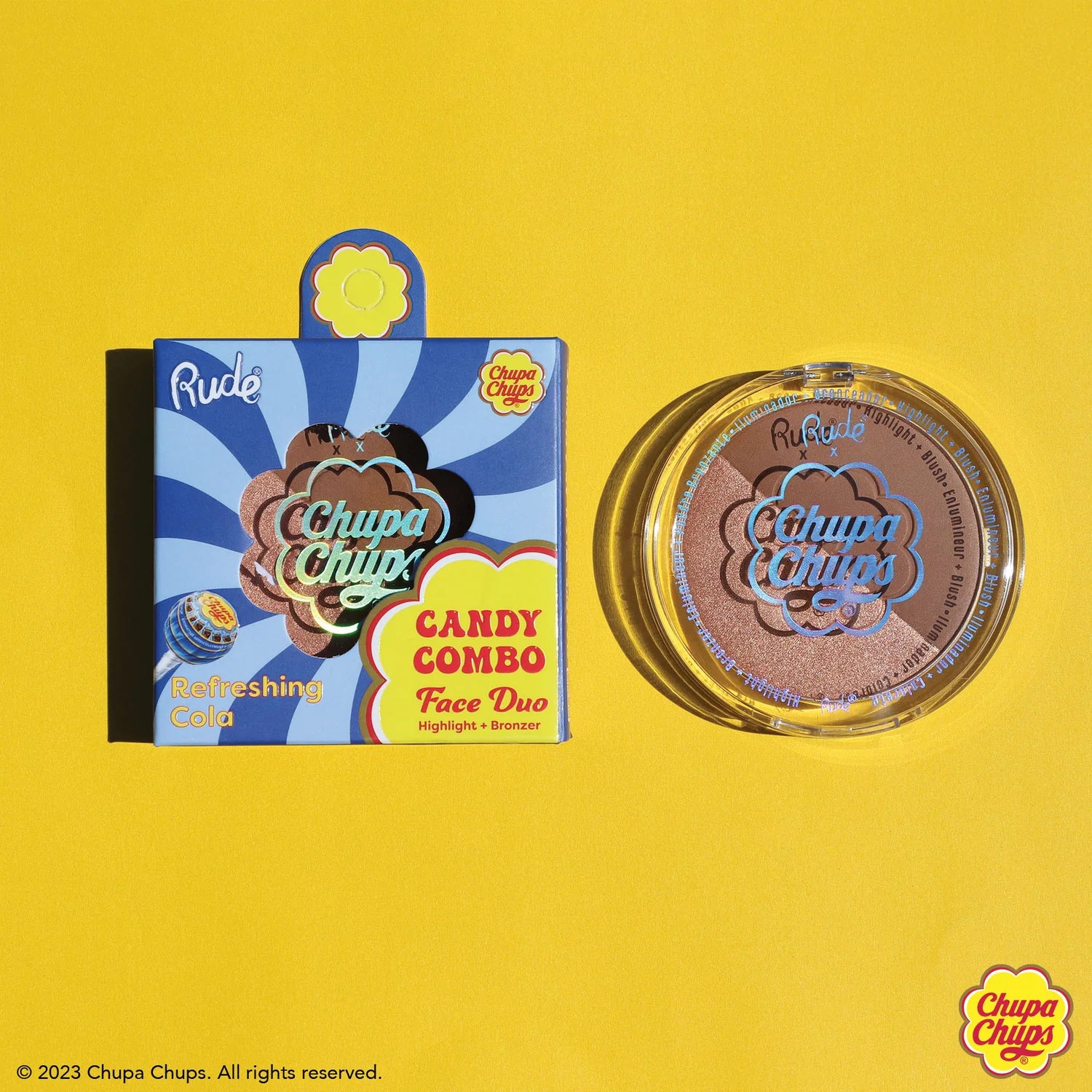 Rude Cosmetics - Chupa Chups Candy Combo Face Duo Refreshing Cola ...