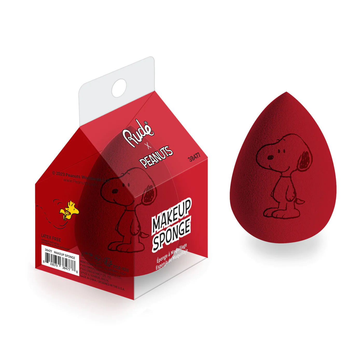 Rude Cosmetics - Peanuts Makeup Sponge – Discount Beauty Boutique