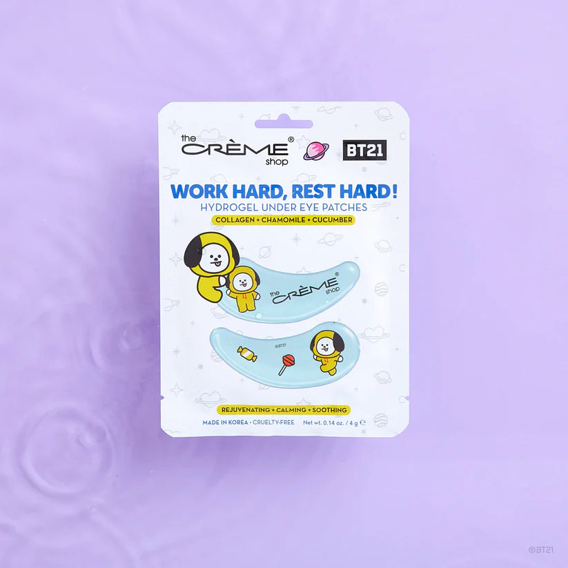The Creme Shop - BT21 Work Hard, Rest Hard! CHIMMY Hydrogel Under Eye ...
