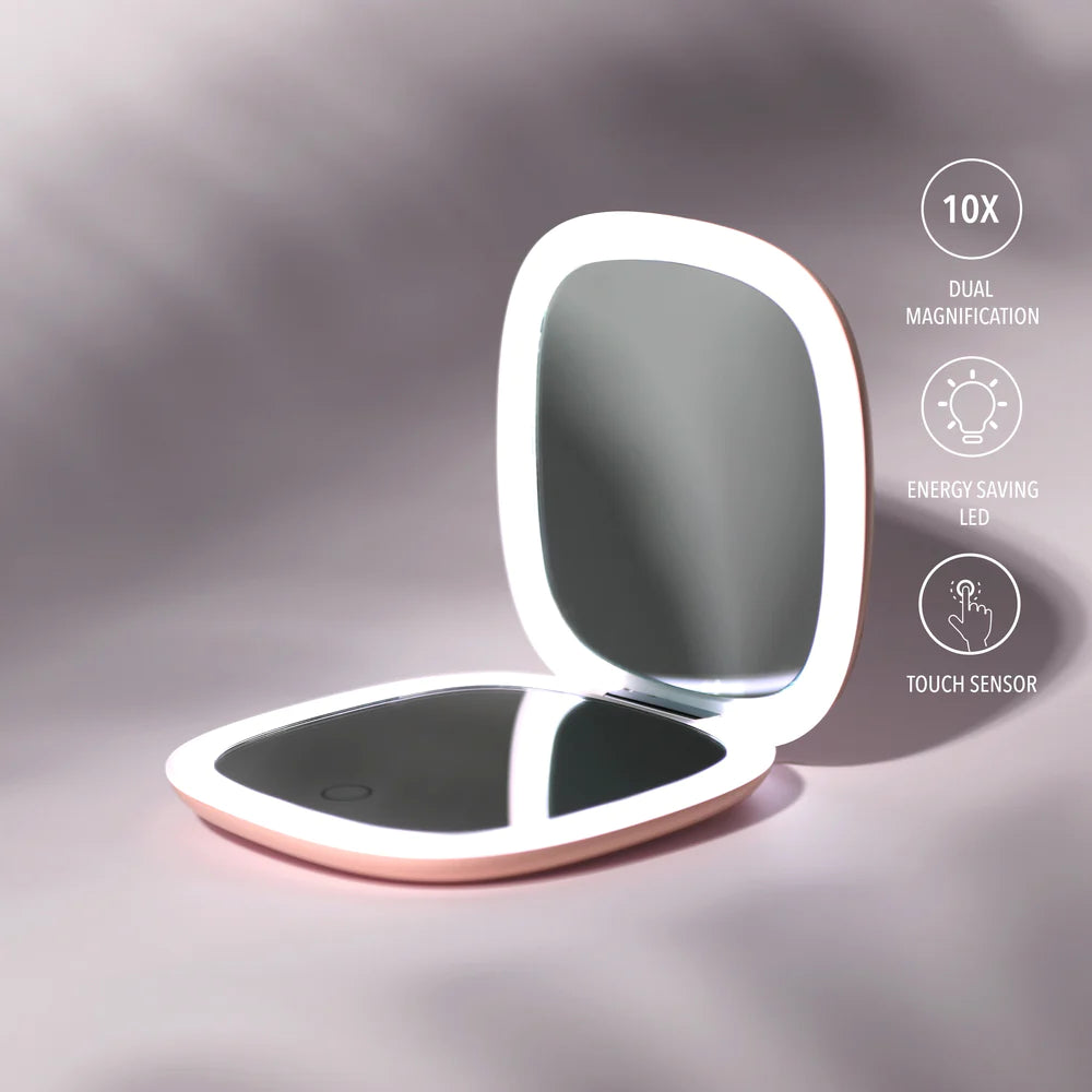 Moira Beauty - Rechargeable LED Compact Mirror – Discount Beauty Boutique