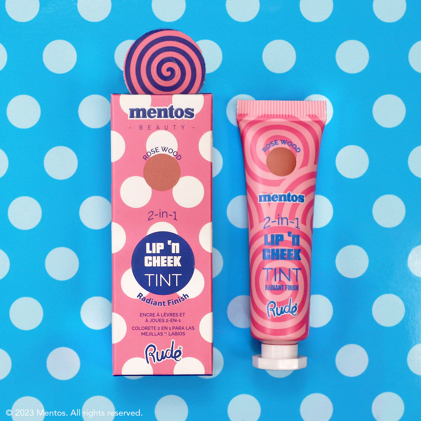 Rude Cosmetics - Mentos 2-in-1 Lip 'n Cheek Tint Rose Wood – Discount ...