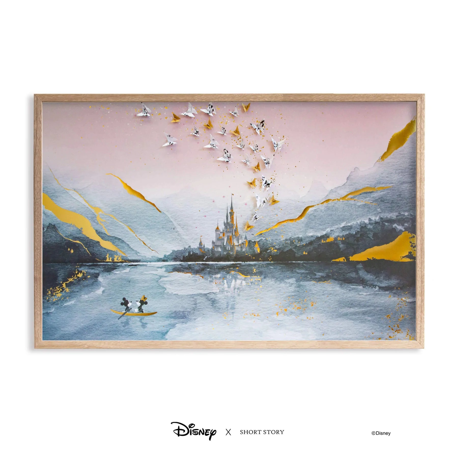 Short Story - Disney Deluxe Natural Frame Mickey and Minnie Castle Sta ...